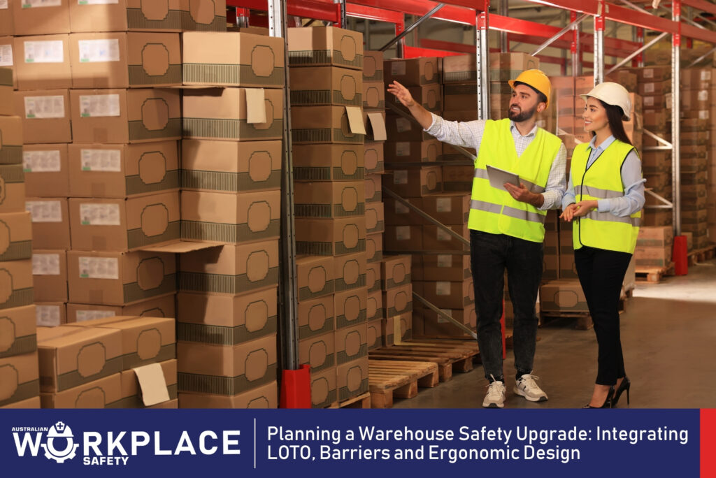 Warehouse Safety Upgrade: LOTO, Barriers & Ergonomic Design